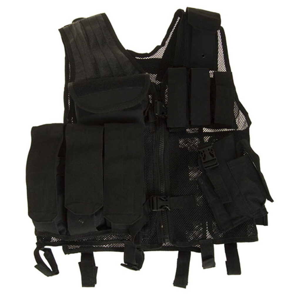 Black Tactical Cross Draw Vest Buy Online | Valleycombat.com