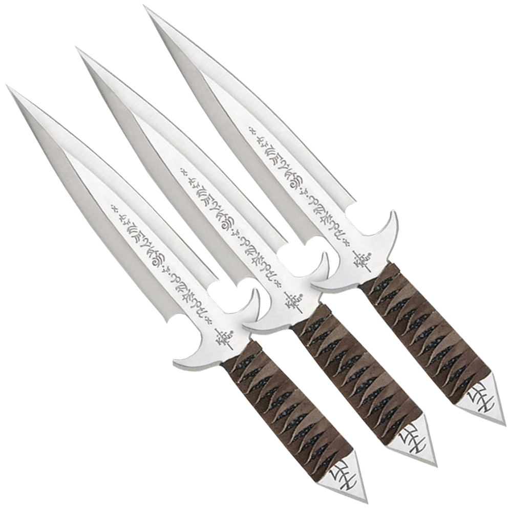 Kit Rae Black Jet Thrower Dagger Knife Triple Set @ Valleycombat.com ...