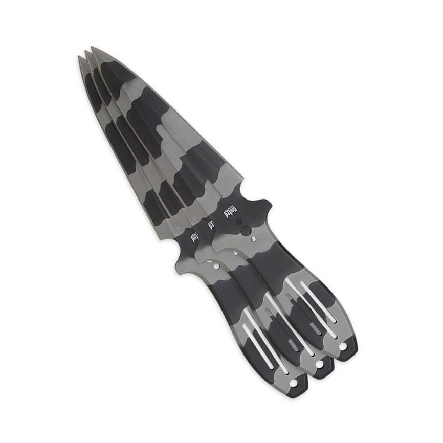 United Cutlery Black Camouflage Triple Threat Thrower Knife Set Buy ...