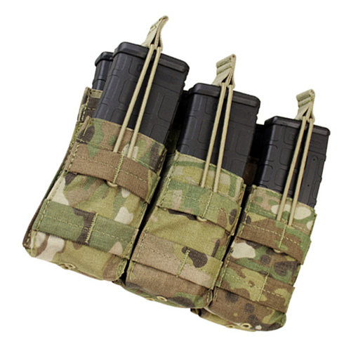 Condor Triple M4 Open-Top Mag Pouch (Multicam) | Valley Combat