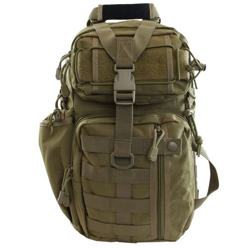 Tactical Crossbody Backpack Tan | valleycombat.com