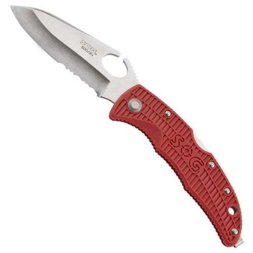 SOG SOGzilla Small Knife w Red Handle Buy Online | Valleycombat.com